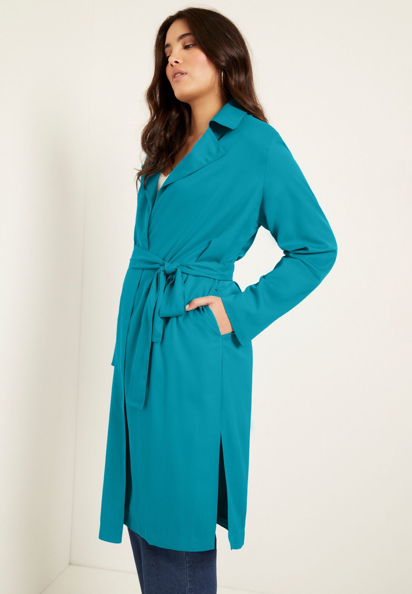 Lightweight Duster Jacket | Catherines