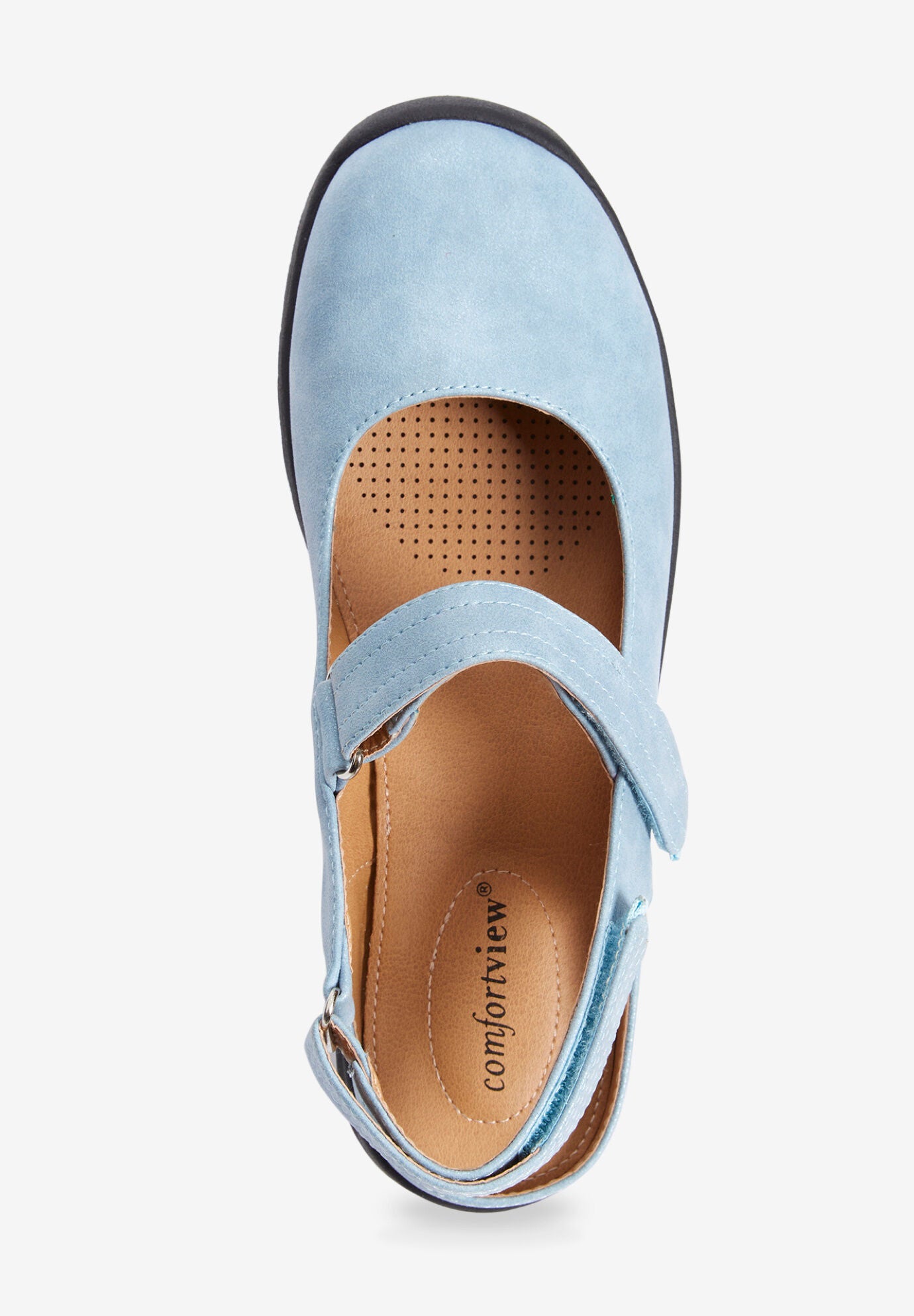 Suede Slip-On Slingback Shoes for Women, Denim | Catherines