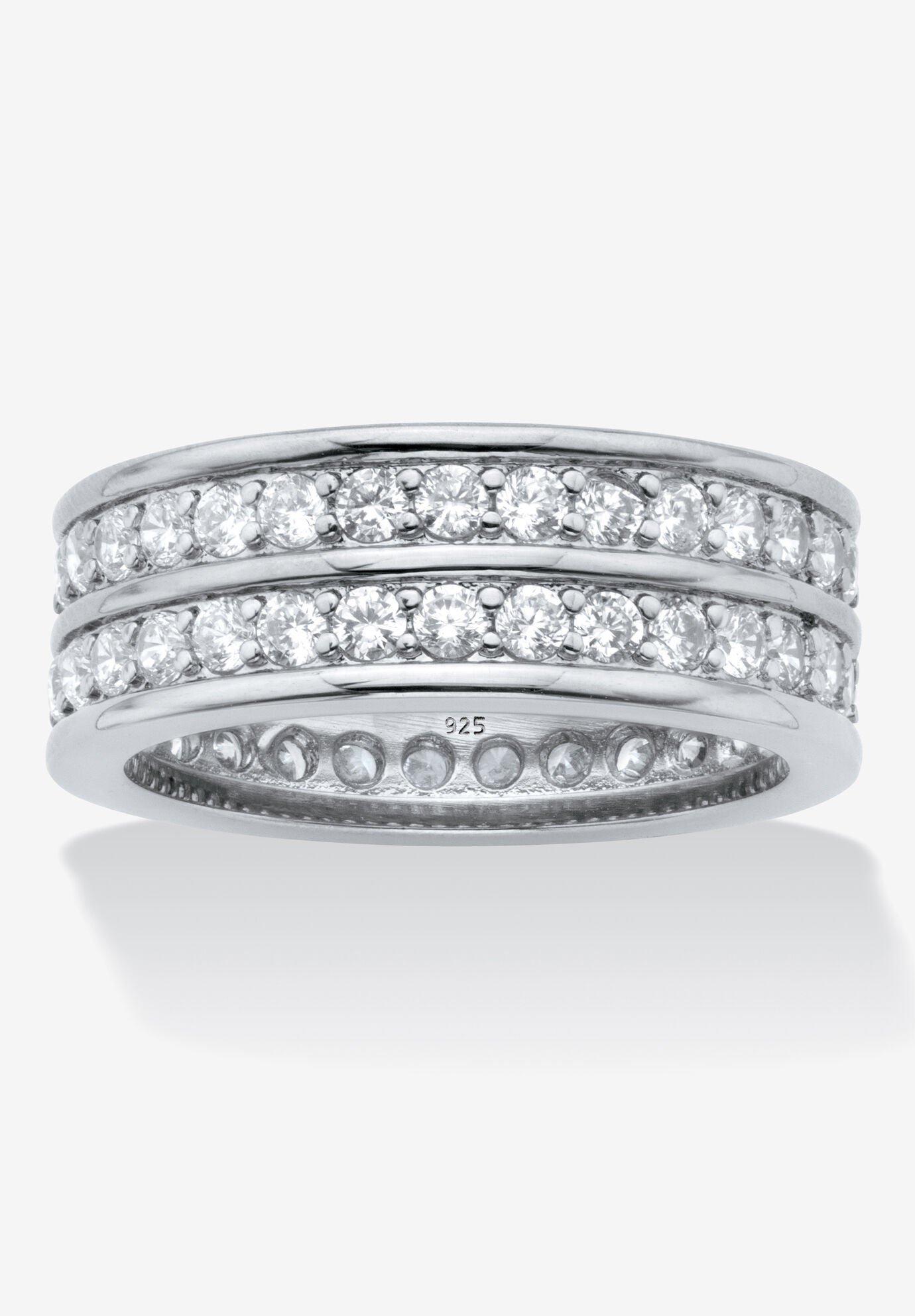 2.05 Cttw. Platinum Double-Row Eternity Ring, 4474825 | Catherines
