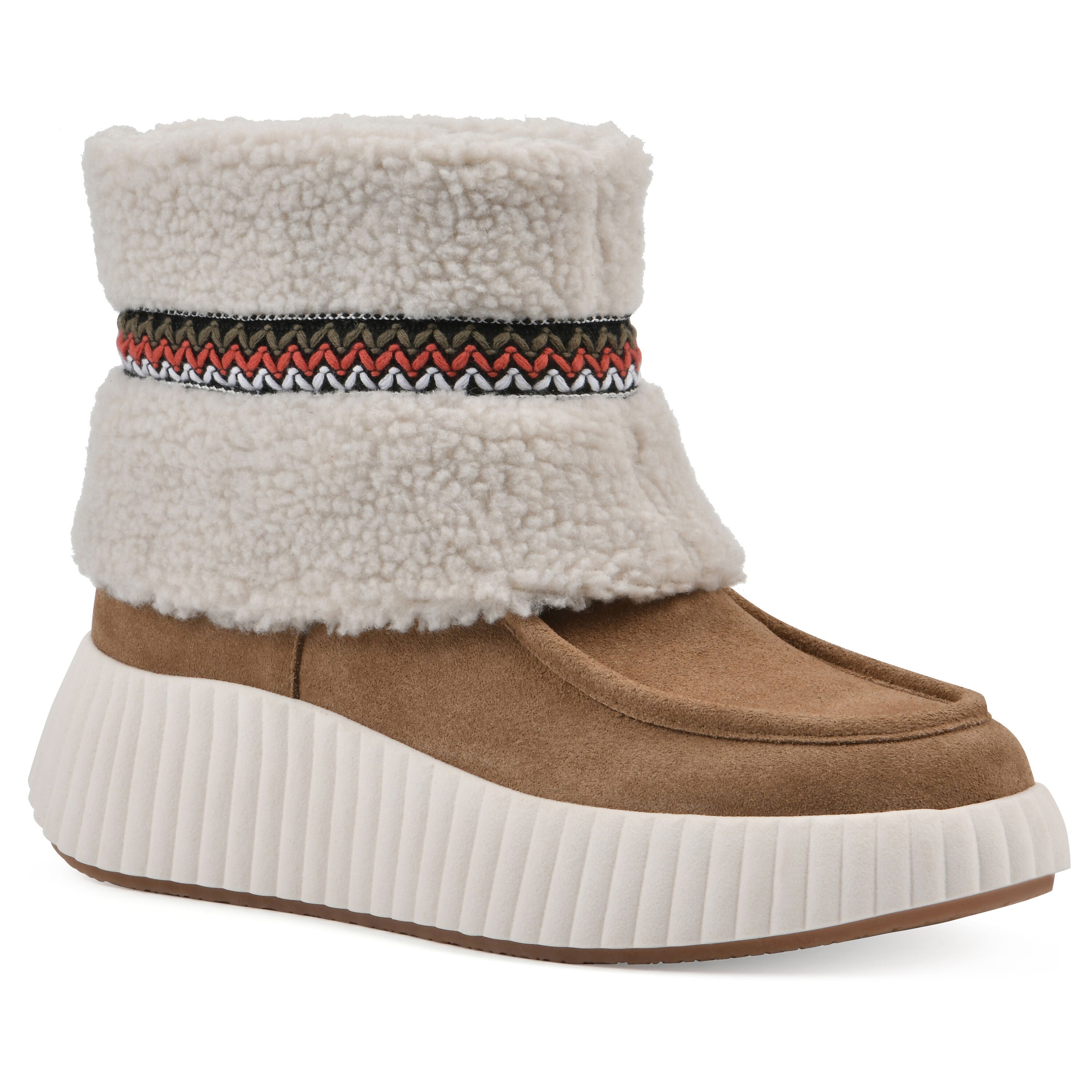 Digital Faux Fur Leather Bootie | Catherines