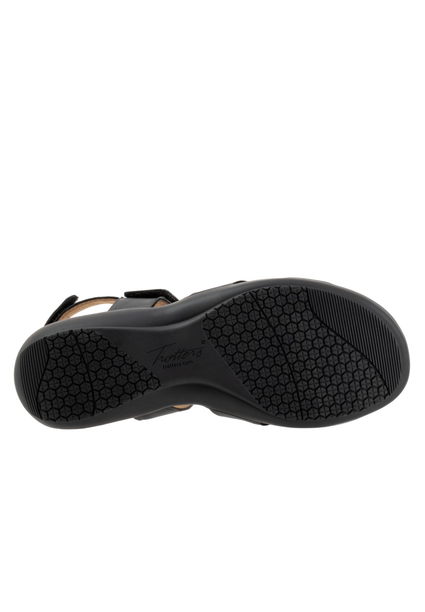 River Sling Back Sandal with Arch Support, Black | Catherines