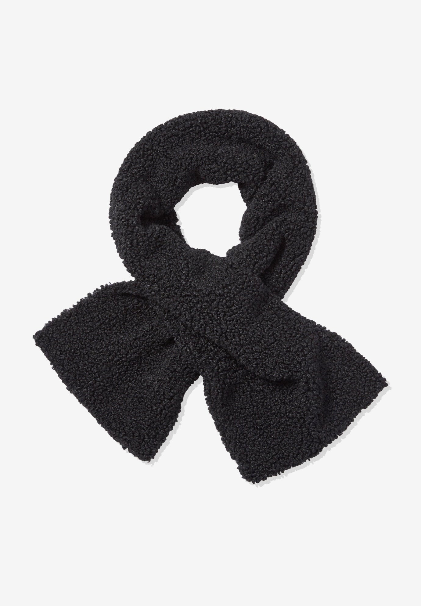 Sherpa Pull-Through Scarf - Winter Warmth Accessory, 4459436 | Catherines