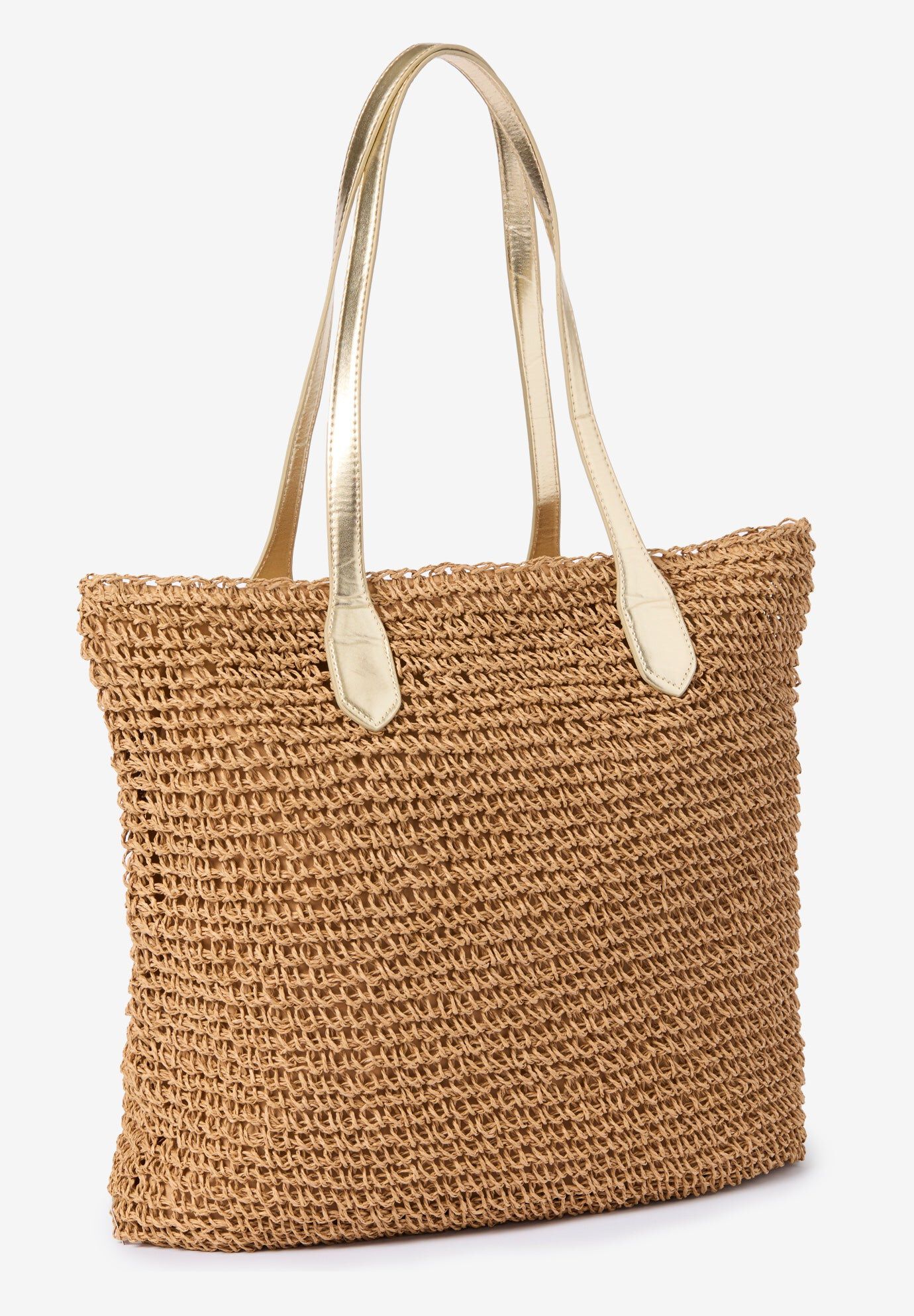 Straw Tote Bag | Catherines