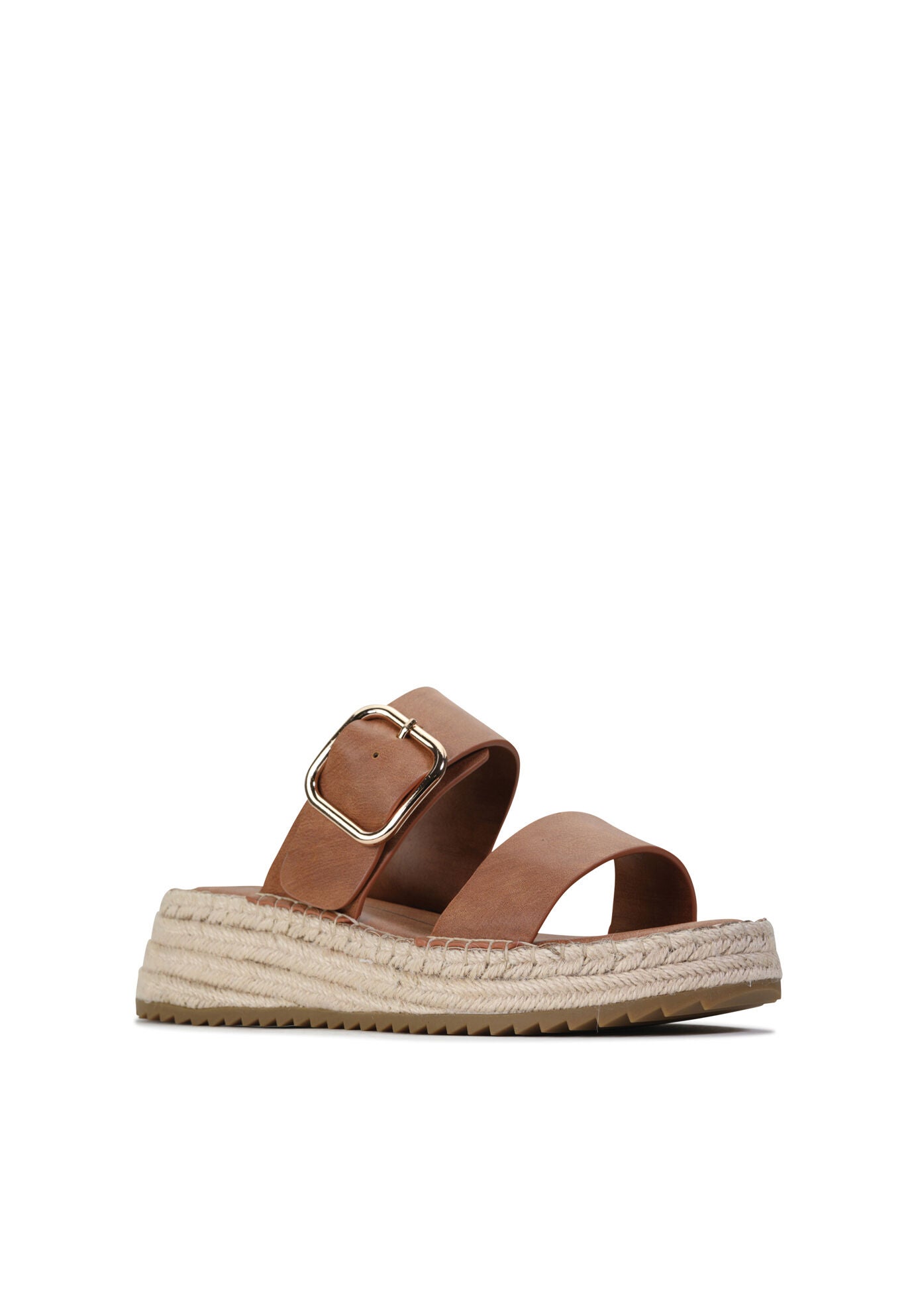 Espadrille Slides - Lupa Vegan Sandal, Chocolate | Catherines