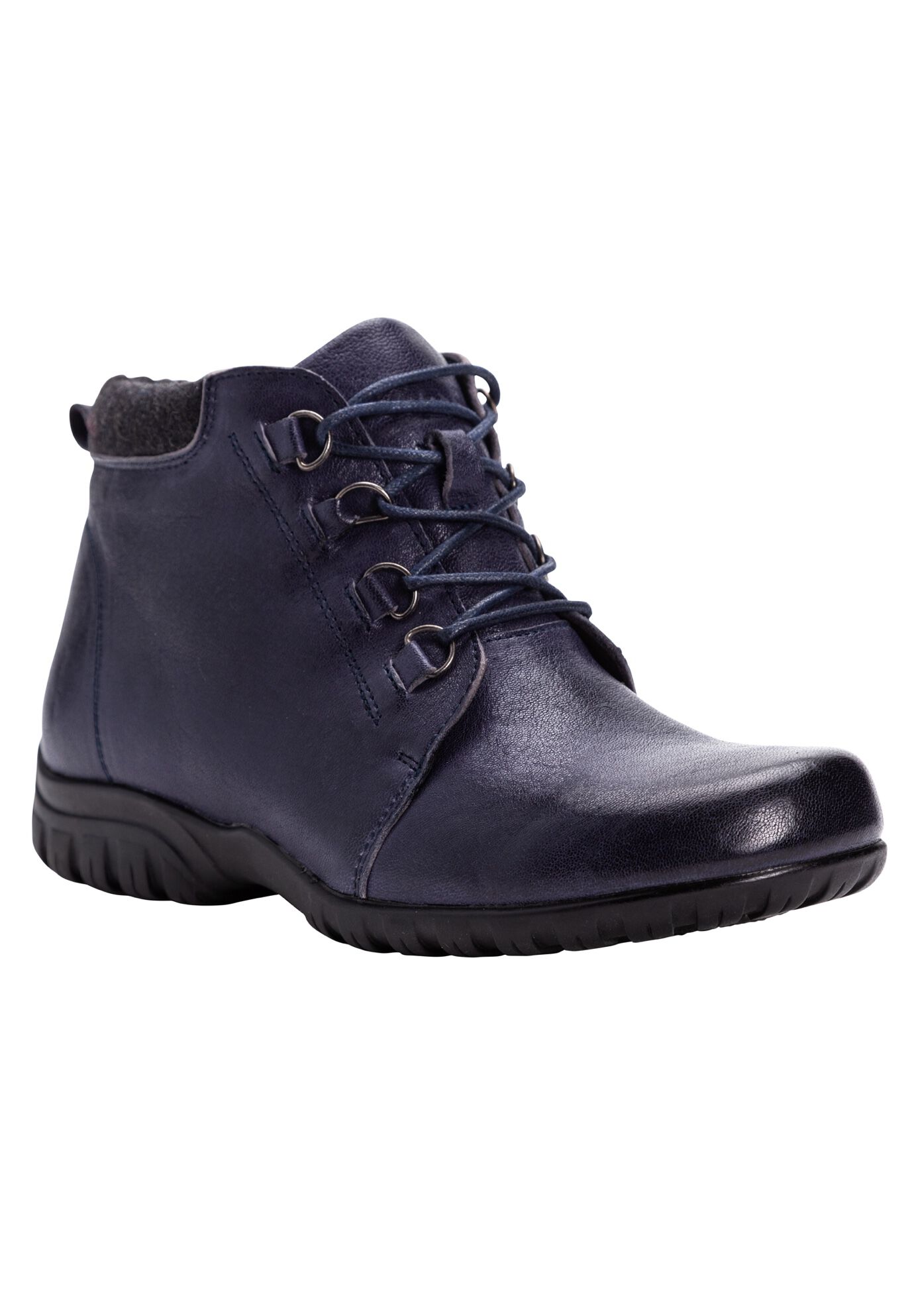 Wide Fit Delaney Bootie - Extra Roomy Comfort, Brown | Catherines