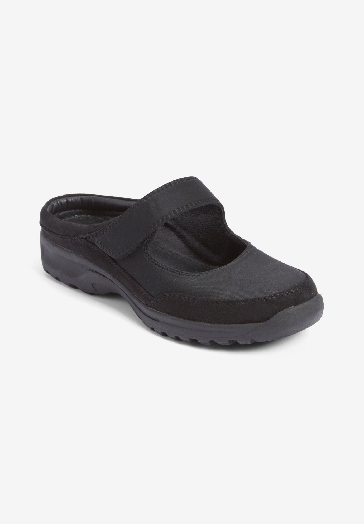 Milo Mule - Adjustable Neoprene Slides, Black | Catherines