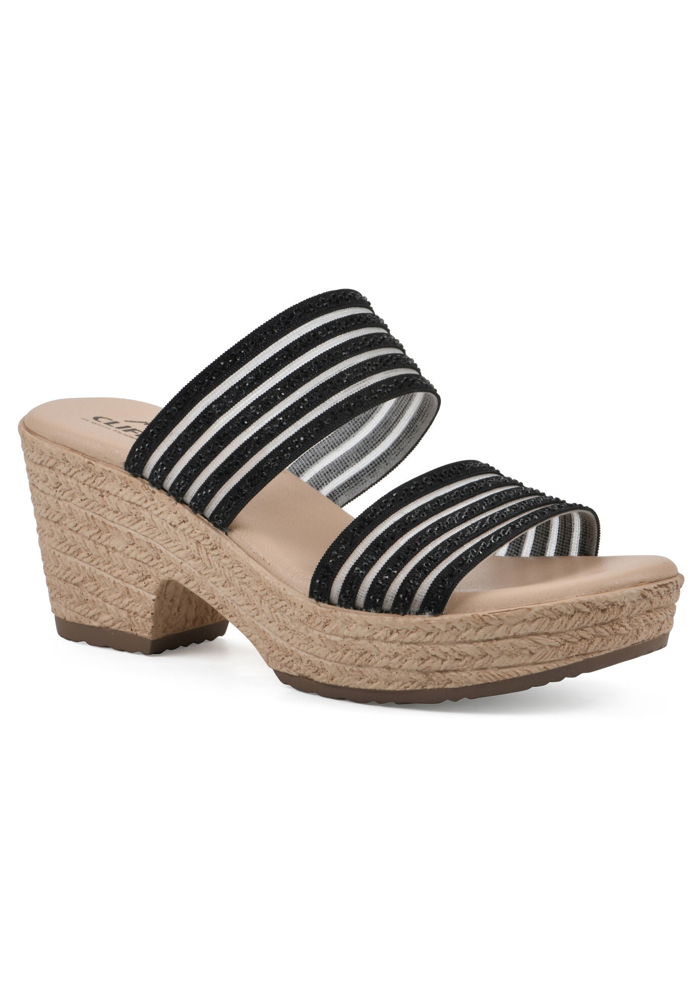 Cork Wedge Slide Sandal - Bia Wedge 3" Heel, 4495670 | Catherines