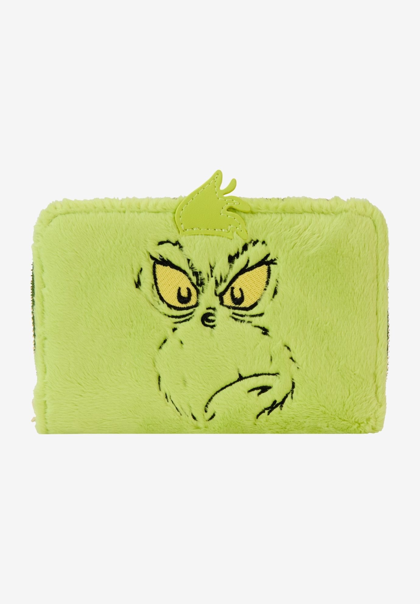 Loungefly x Dr Seuss The Grinch Plush Wallet Zip Around | Catherines