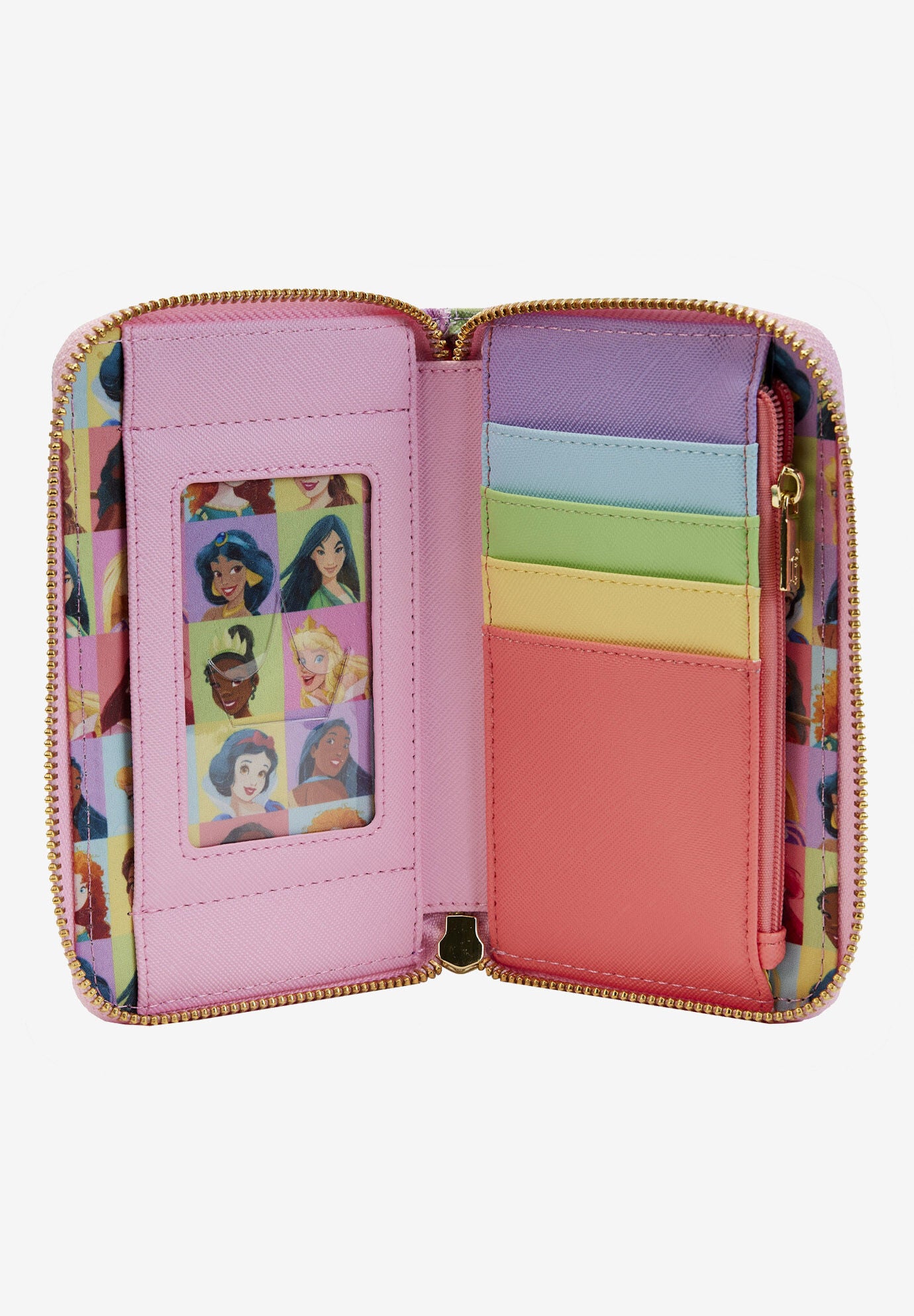 Disney Princess Zip Wallet - Ariel, Mulan, Cinderella, 4466997 | Catherines