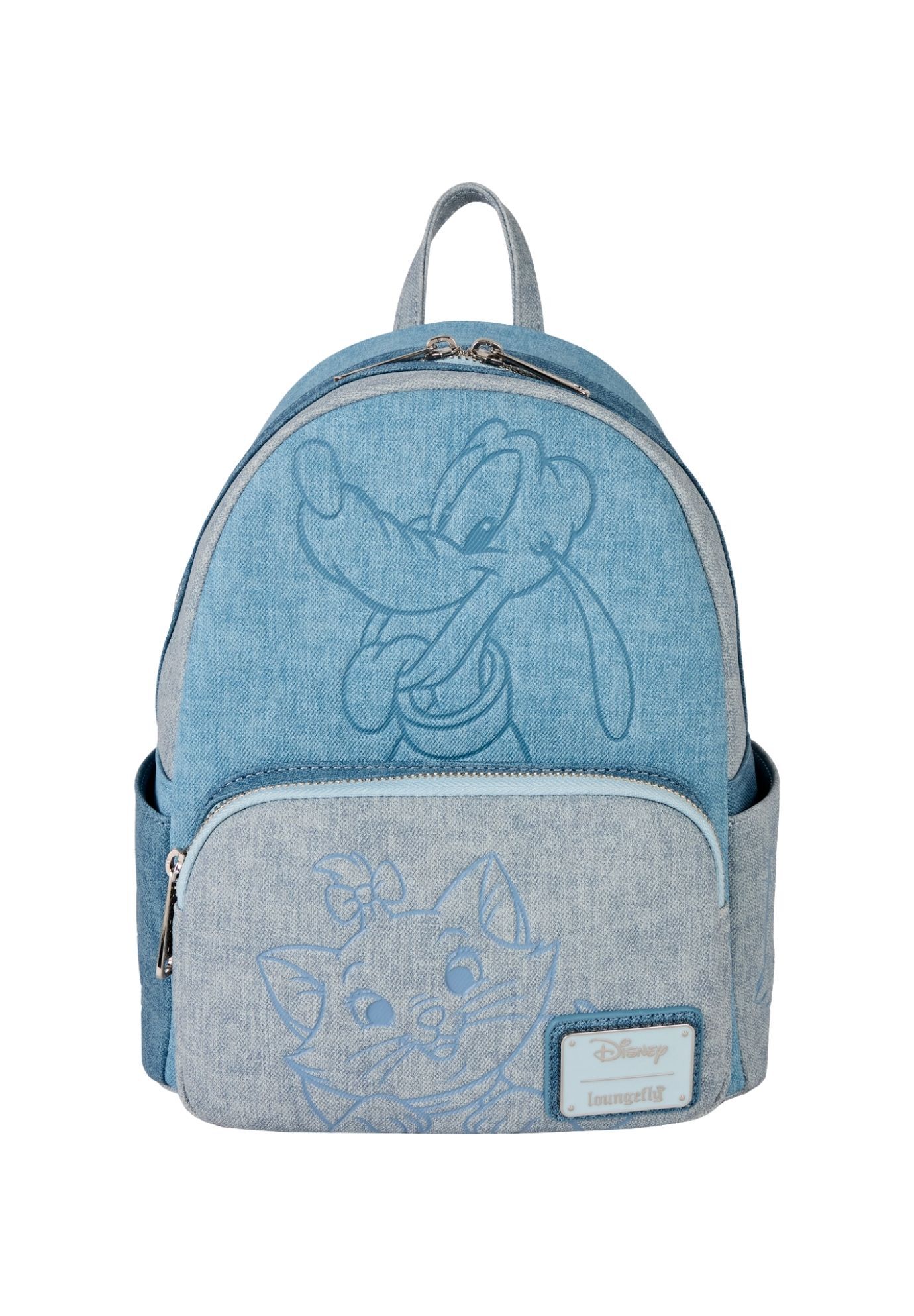 Loungefly x Disney Dogs and Cats Mini Backpack Faux Denim | Catherines