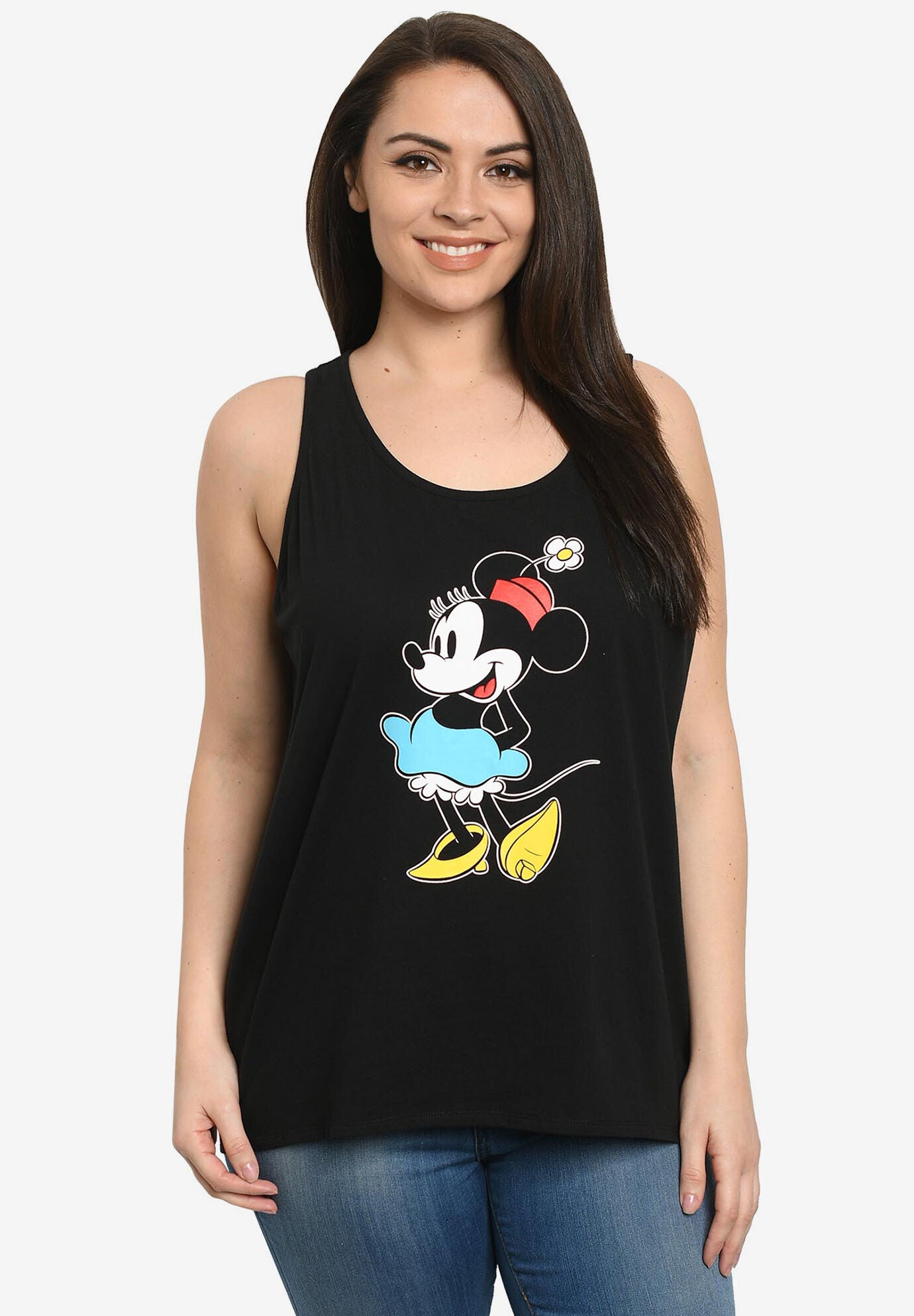 Minnie Mouse Tank Top - Relaxed Fit Crewneck | Catherines