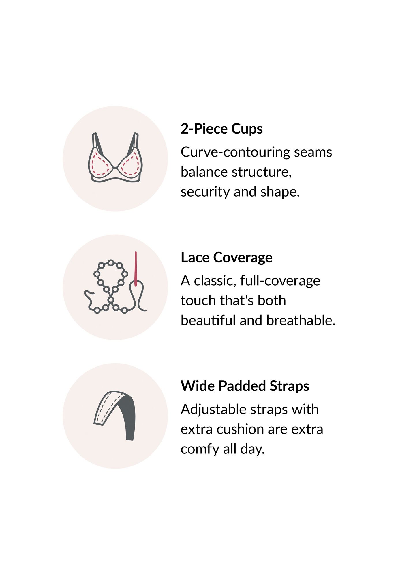 Magic Lift® Wireless Bra - Enhanced Support, Beige | Catherines