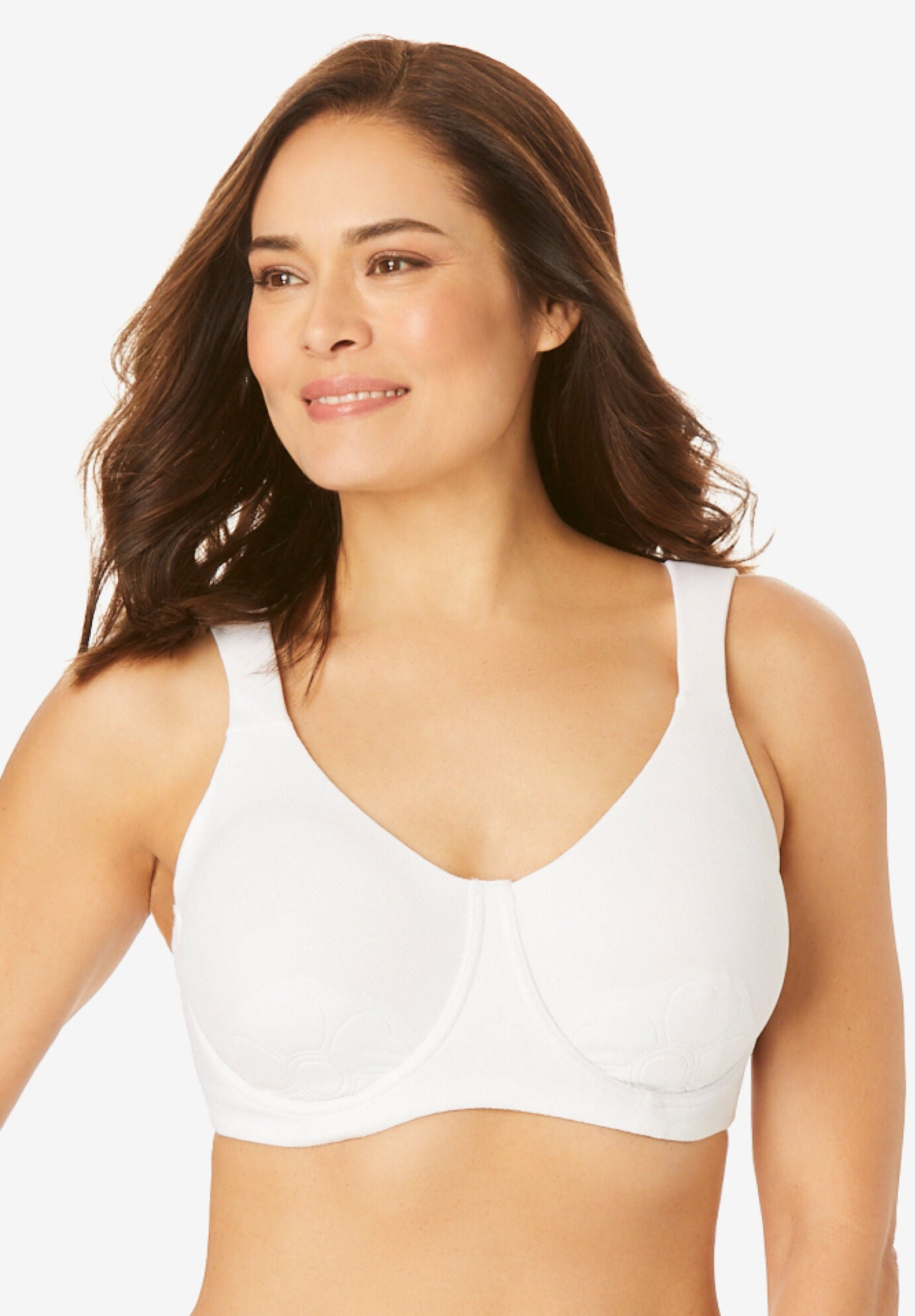 Firm Lift Petal Boost® Underwire Bra, White | Catherines