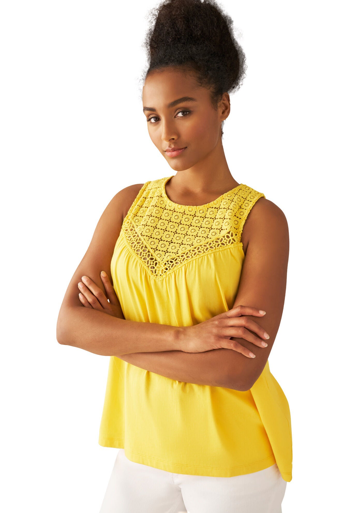 Crochet Lace Tank | Catherines