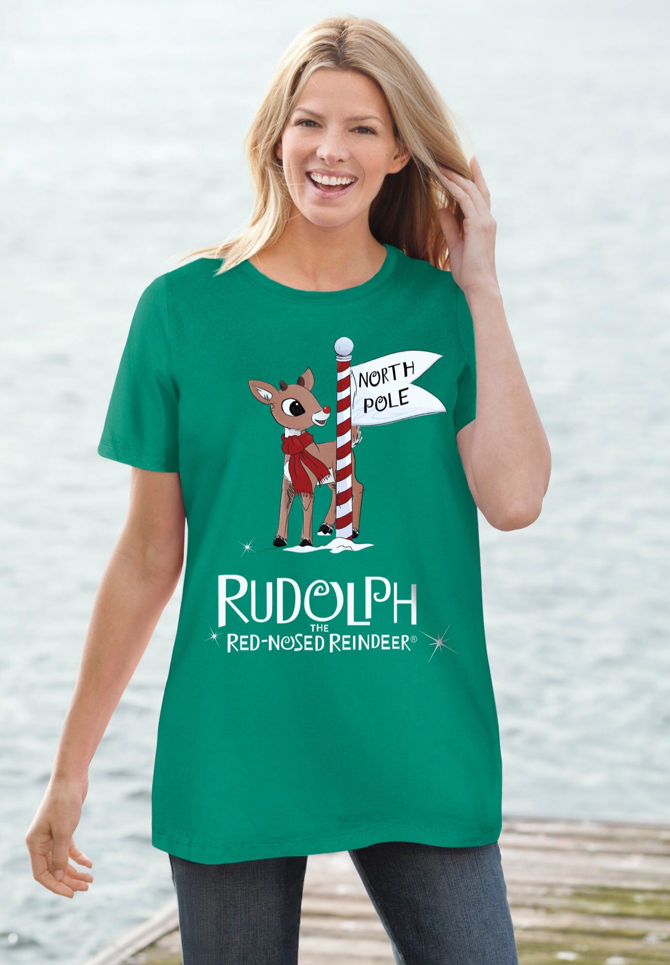 Disney Rudolph Xmas Tee | Catherines